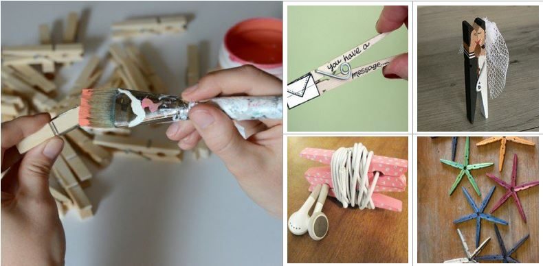 30 Διασκεδαστικές DIY ιδέες με μανταλάκια | SunnyDay