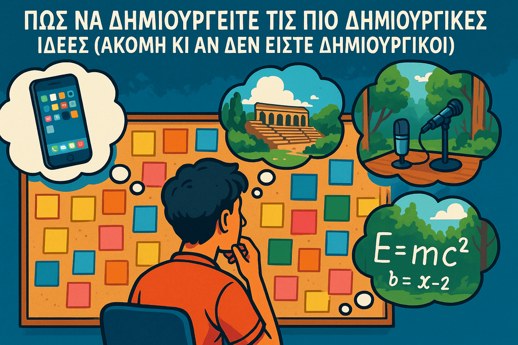 Πώς να Δημιουργείτε τις πιο Δημιουργικές Ιδέες (ακόμη κι αν δεν είστε ...