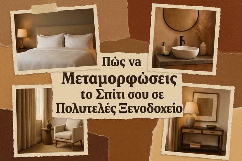 Πώς να Μεταμορφώσεις το Σπίτι σου σε Πολυτελές Ξενοδοχείο – Χωρίς να ...